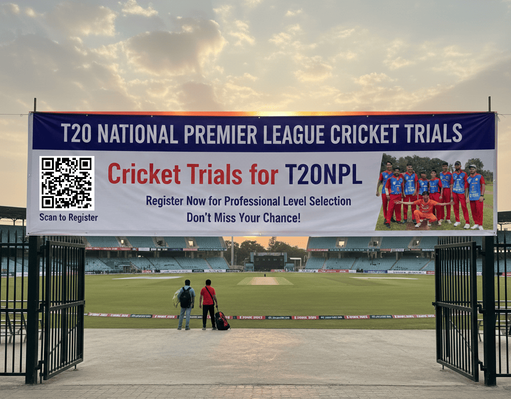 Cricket Trials for T20NPL – Register Now for Professional Level Selection