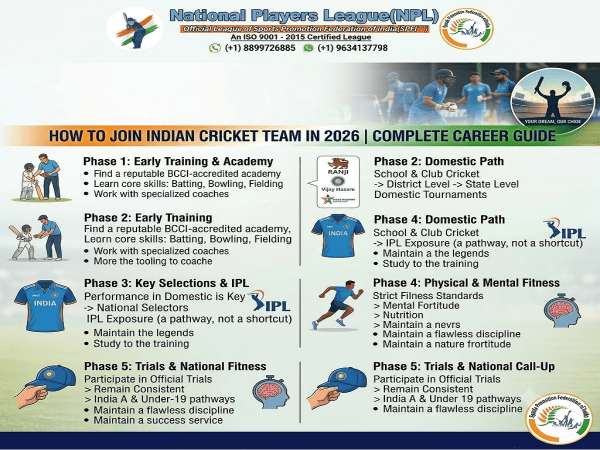 How to Join the Indian Cricket Team – Complete Guide by T20NPL | T20 ...